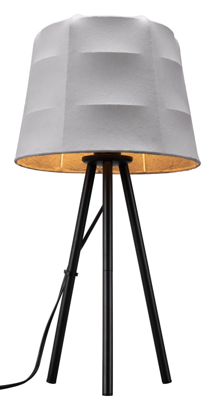 Moses Gray & Black Table Lamp – Spacejoy
