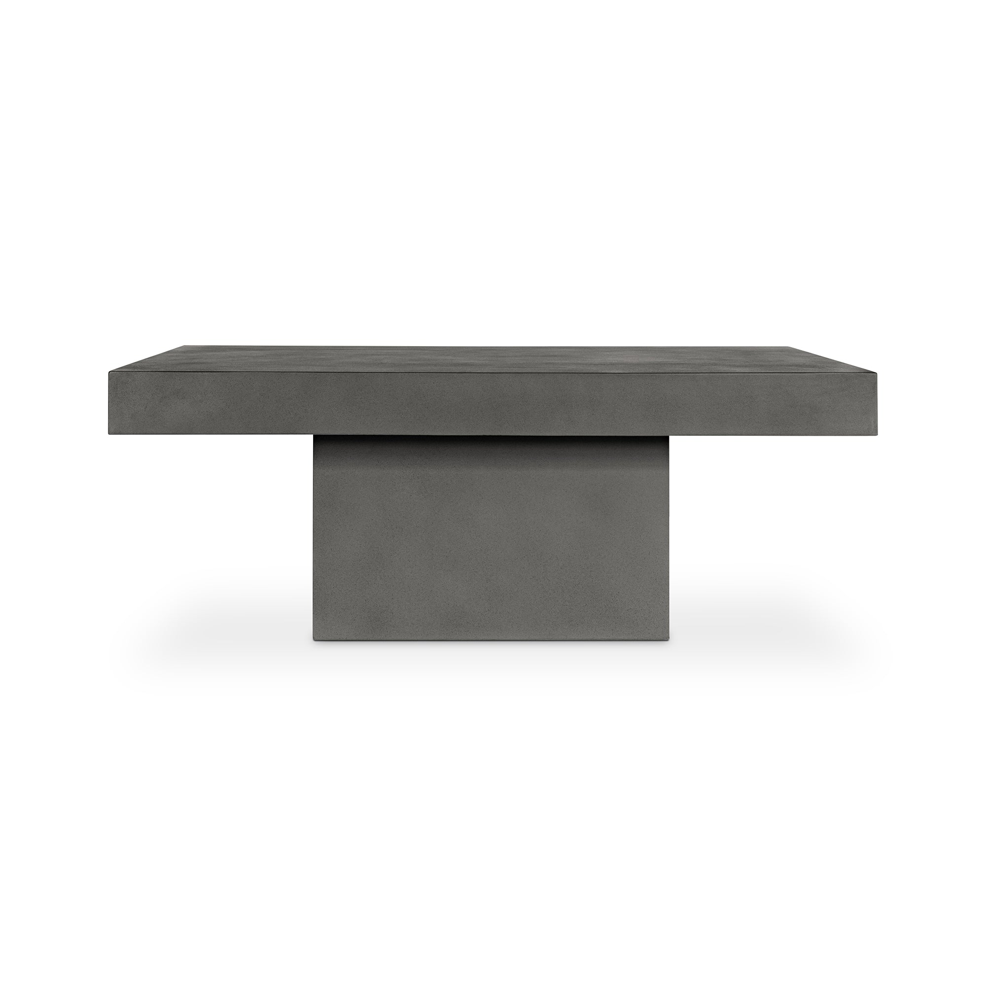 Urban Minimalist Concrete & Fiber Coffee Table – Spacejoy