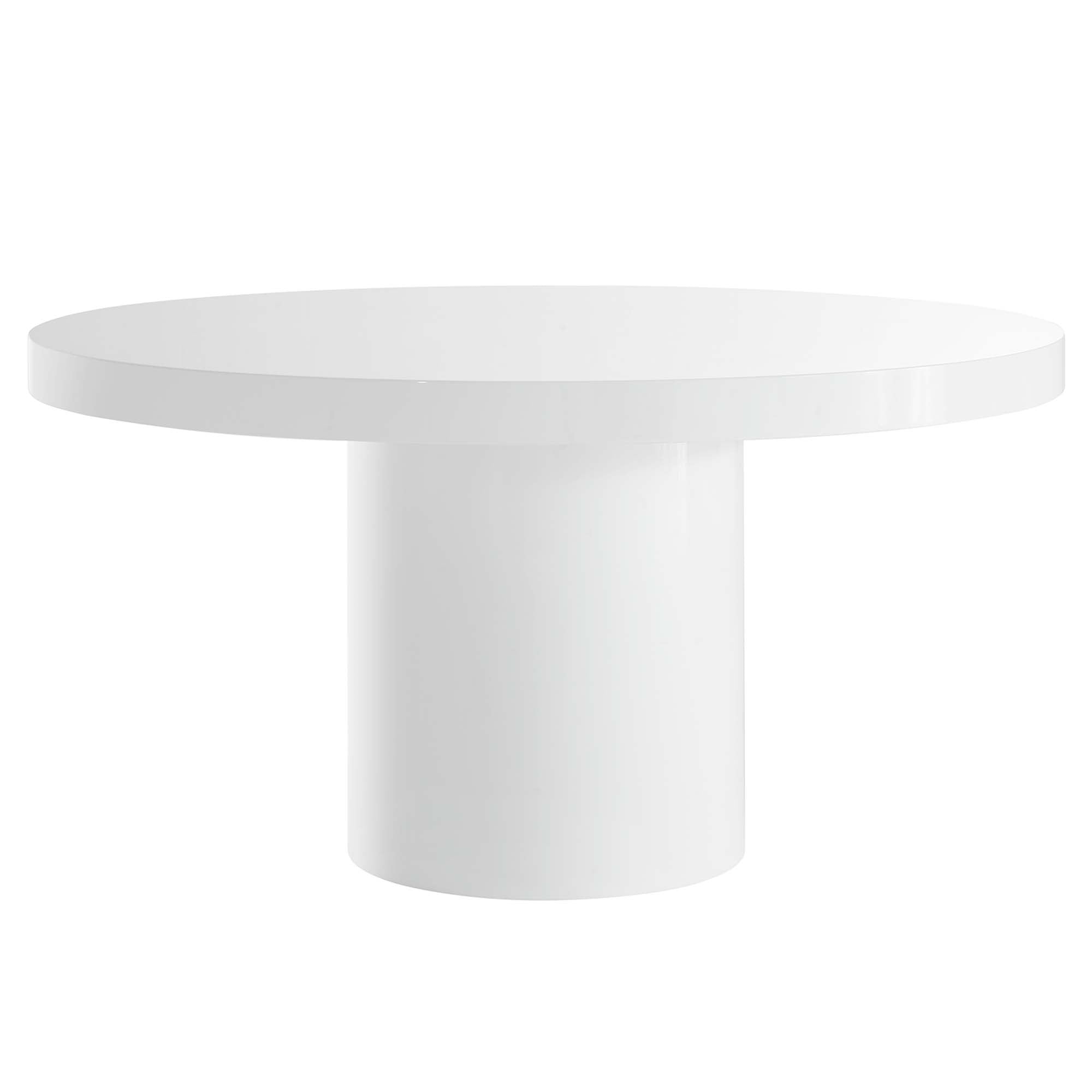 Gleam 60" Round Dining Table – Spacejoy