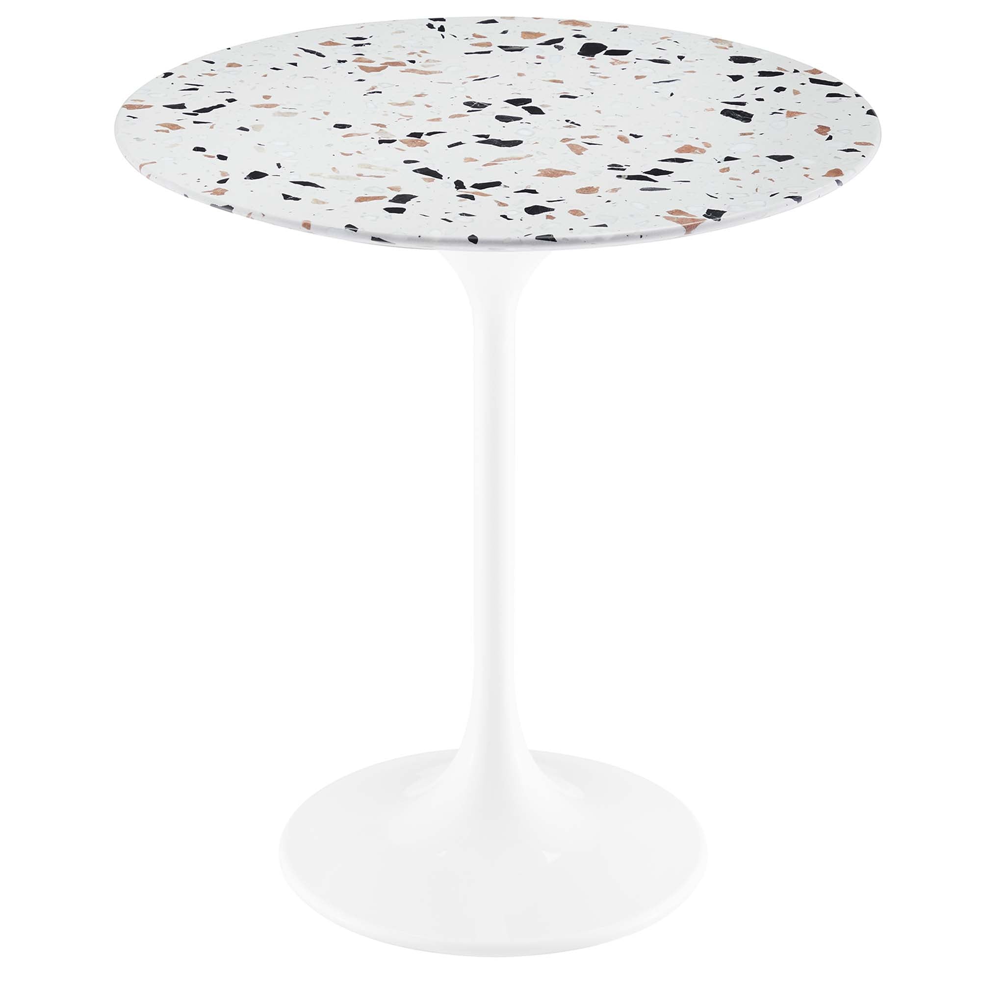 Luna 20" Round Terrazzo Table – Spacejoy