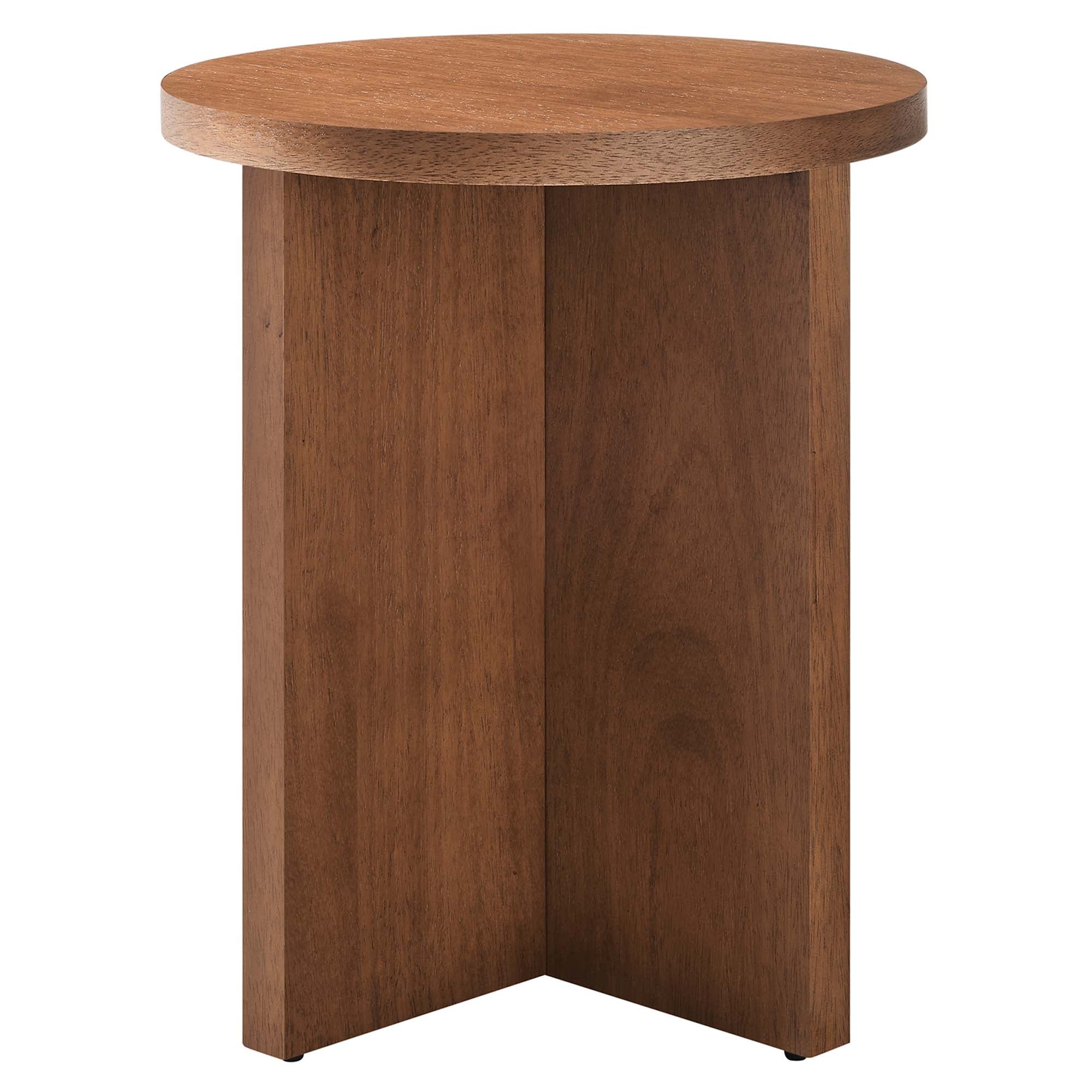 Sienna Rustic Wood Side Table – Spacejoy