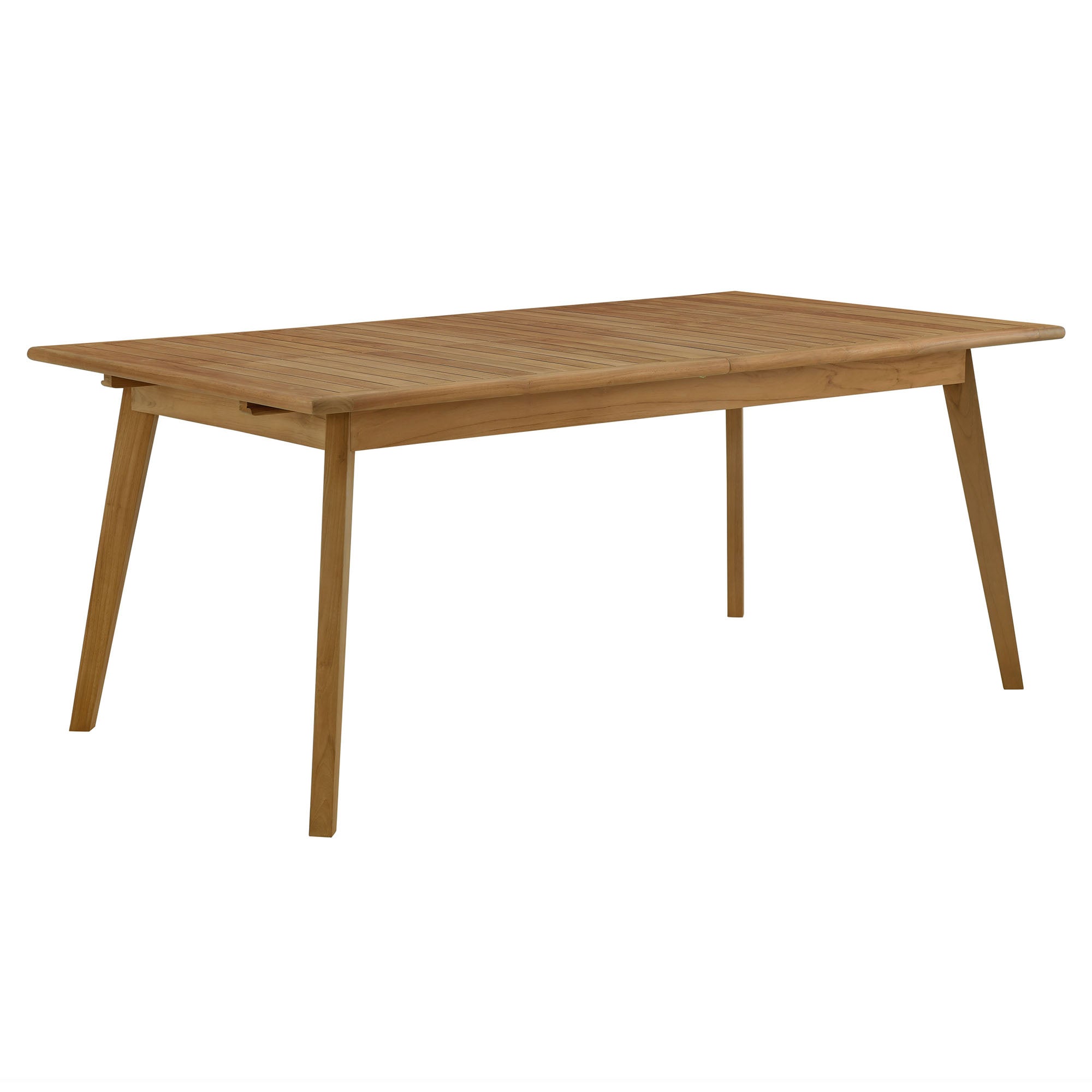 Vantage Oasis Patio Teak Wood Extendable Dining Table – Spacejoy