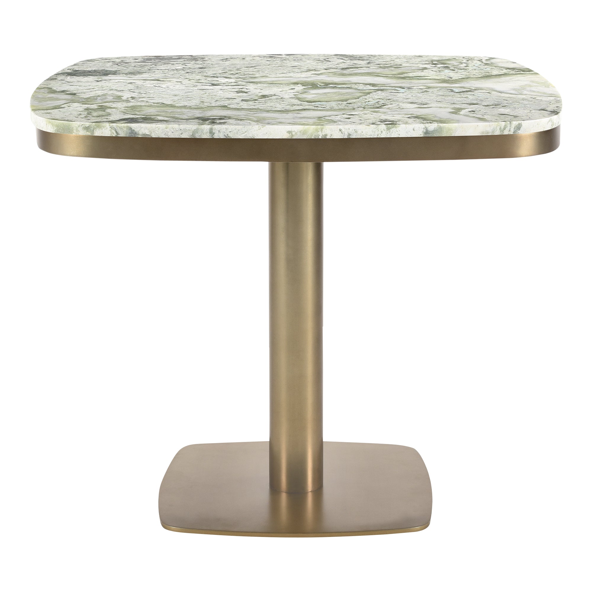 Elegant Onyx & Brass Café Table – Spacejoy