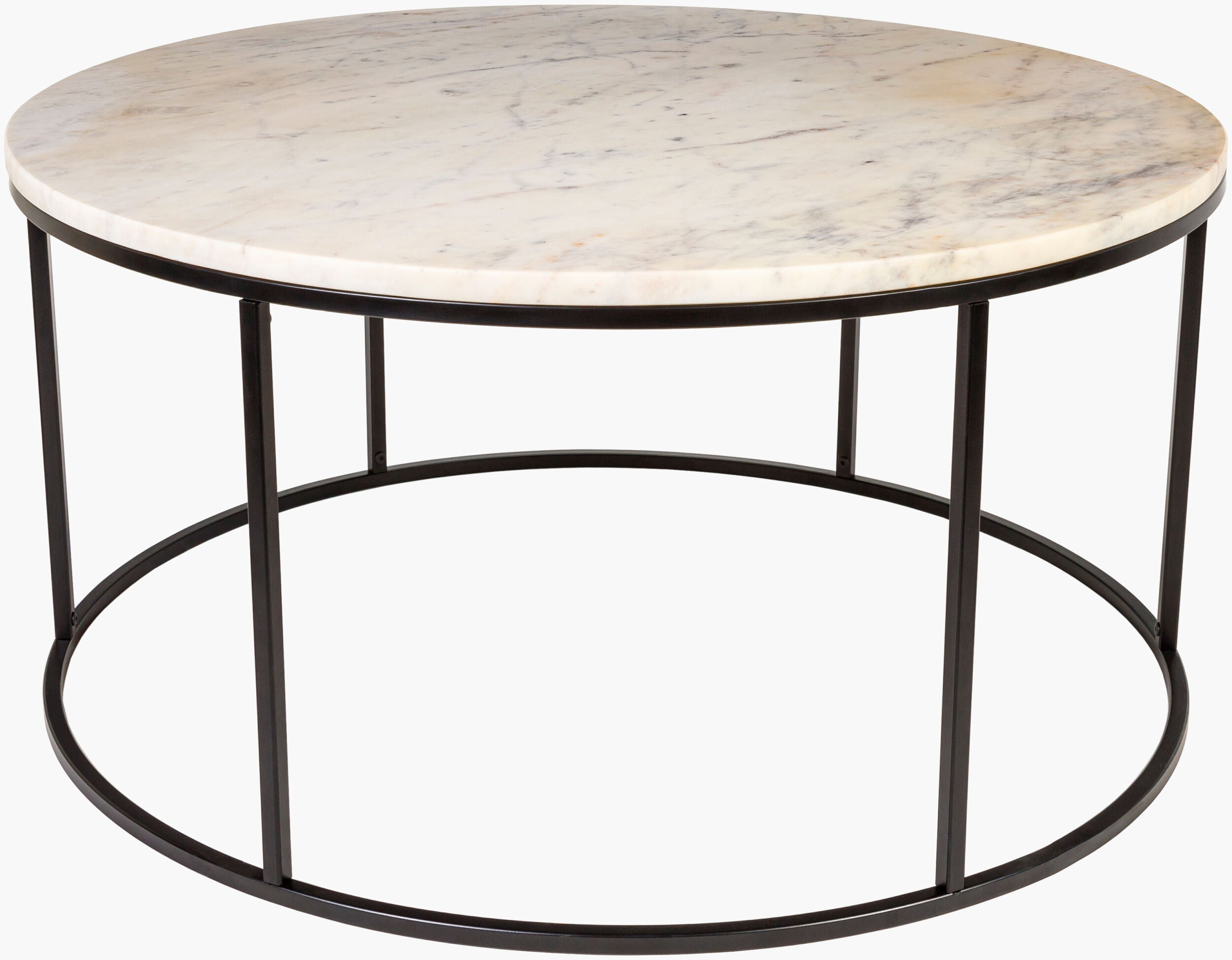 Rian Round Marble Coffee Table – Spacejoy