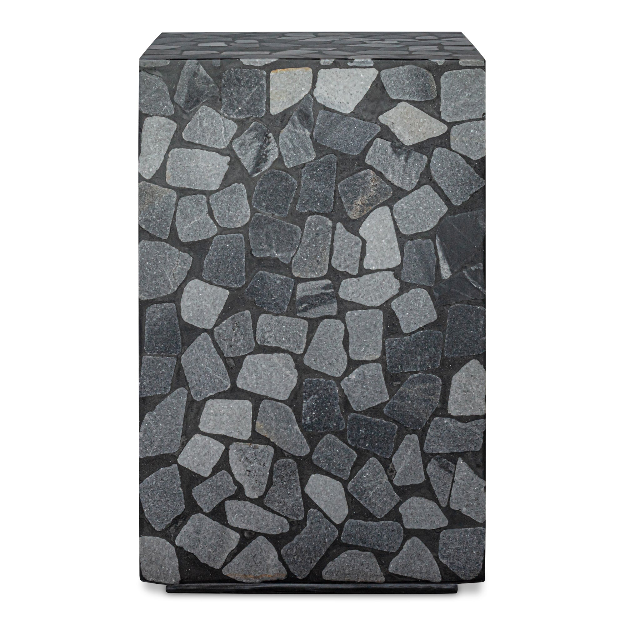 Nature-Bound Concrete & Marble Side Table – Spacejoy