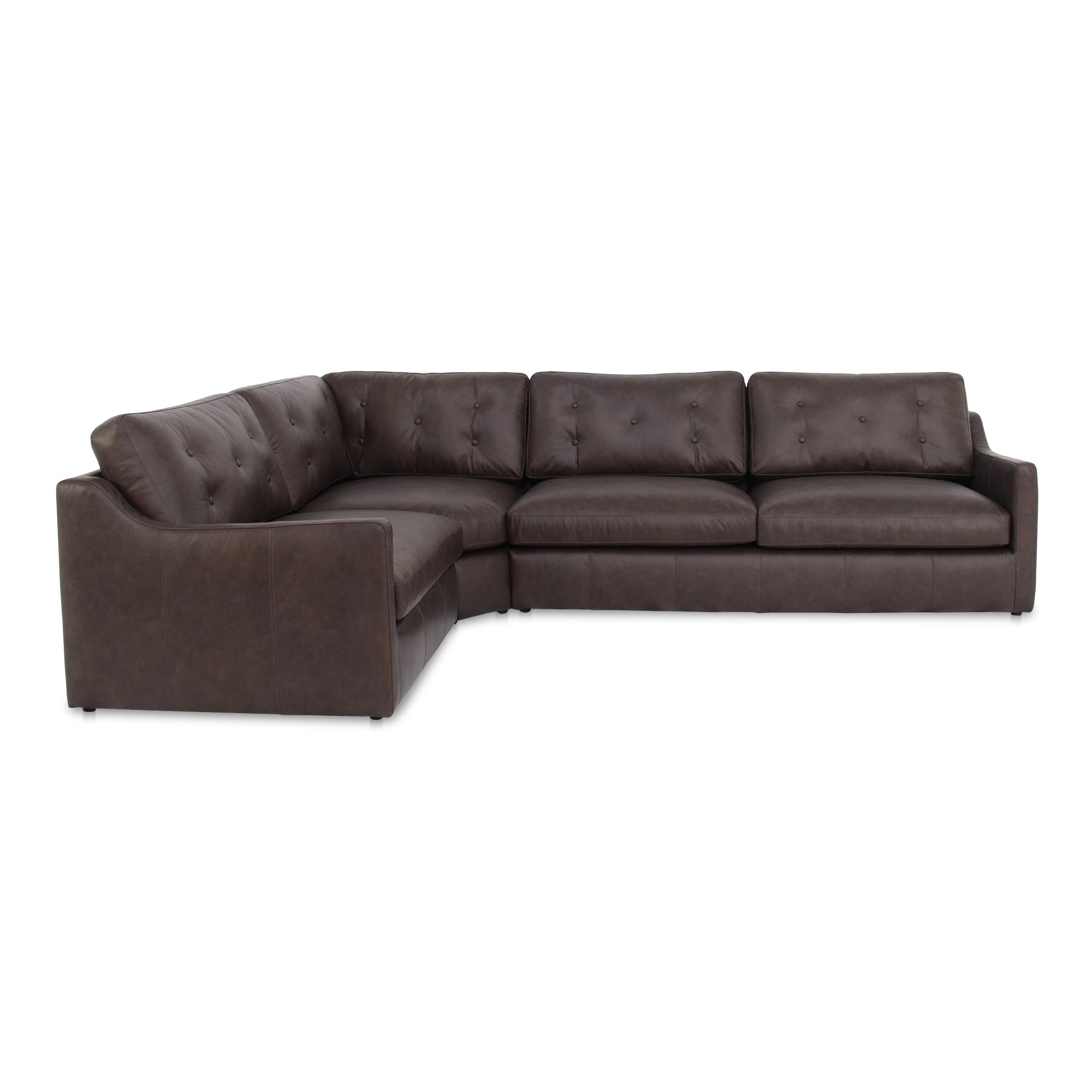 Upscale Espresso Charm Modular Sofa Set – Spacejoy