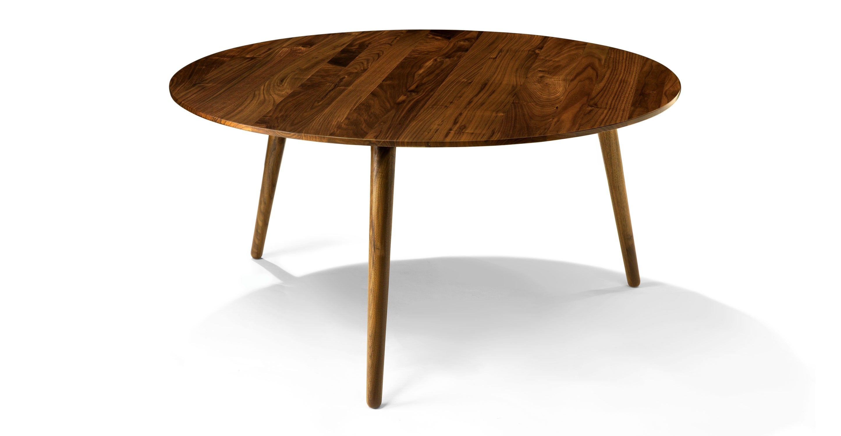 AMOEBA WILD WALNUT COFFEE TABLE – Spacejoy