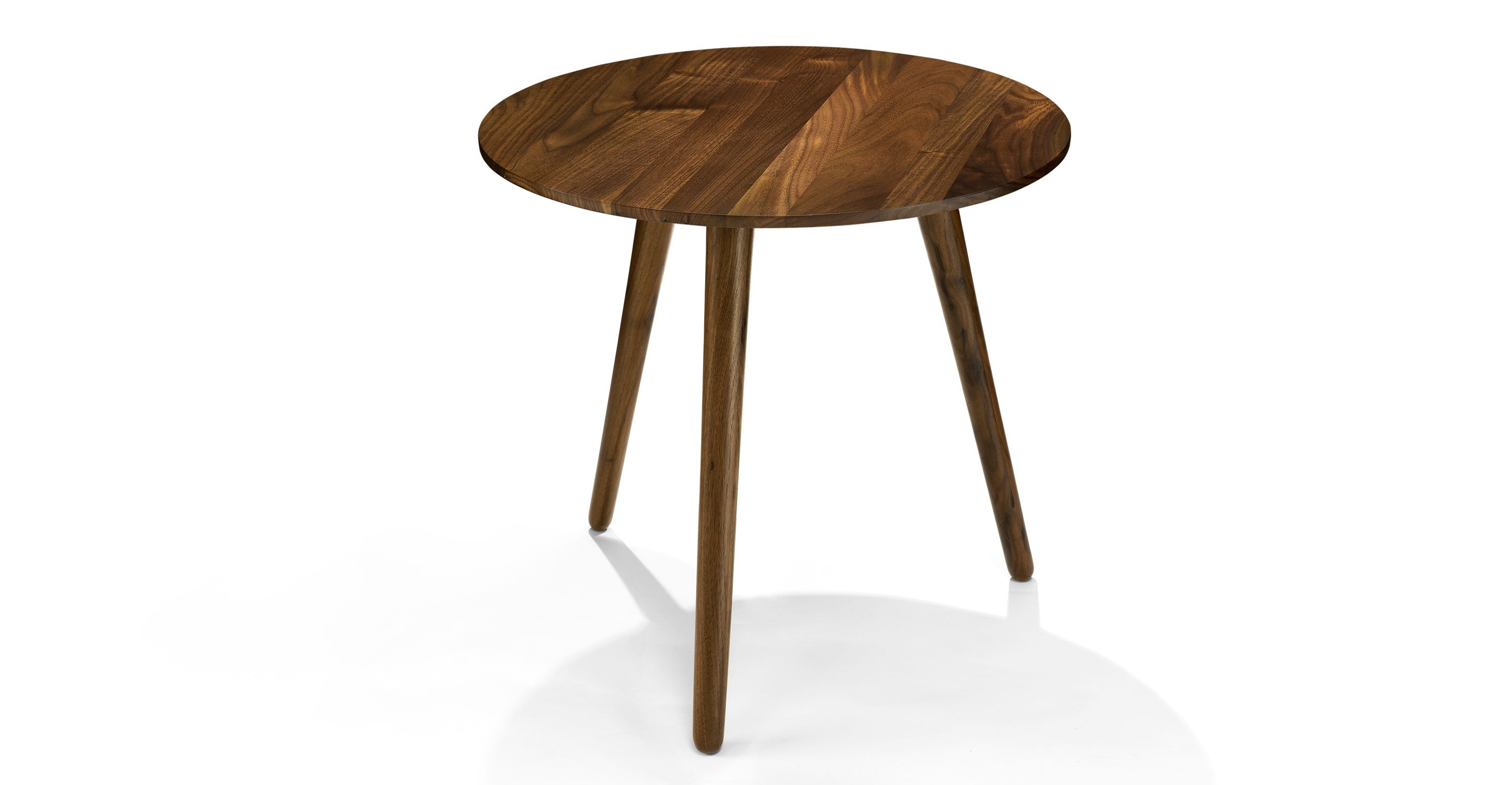 Amoeba Wild Walnut End Table – Spacejoy