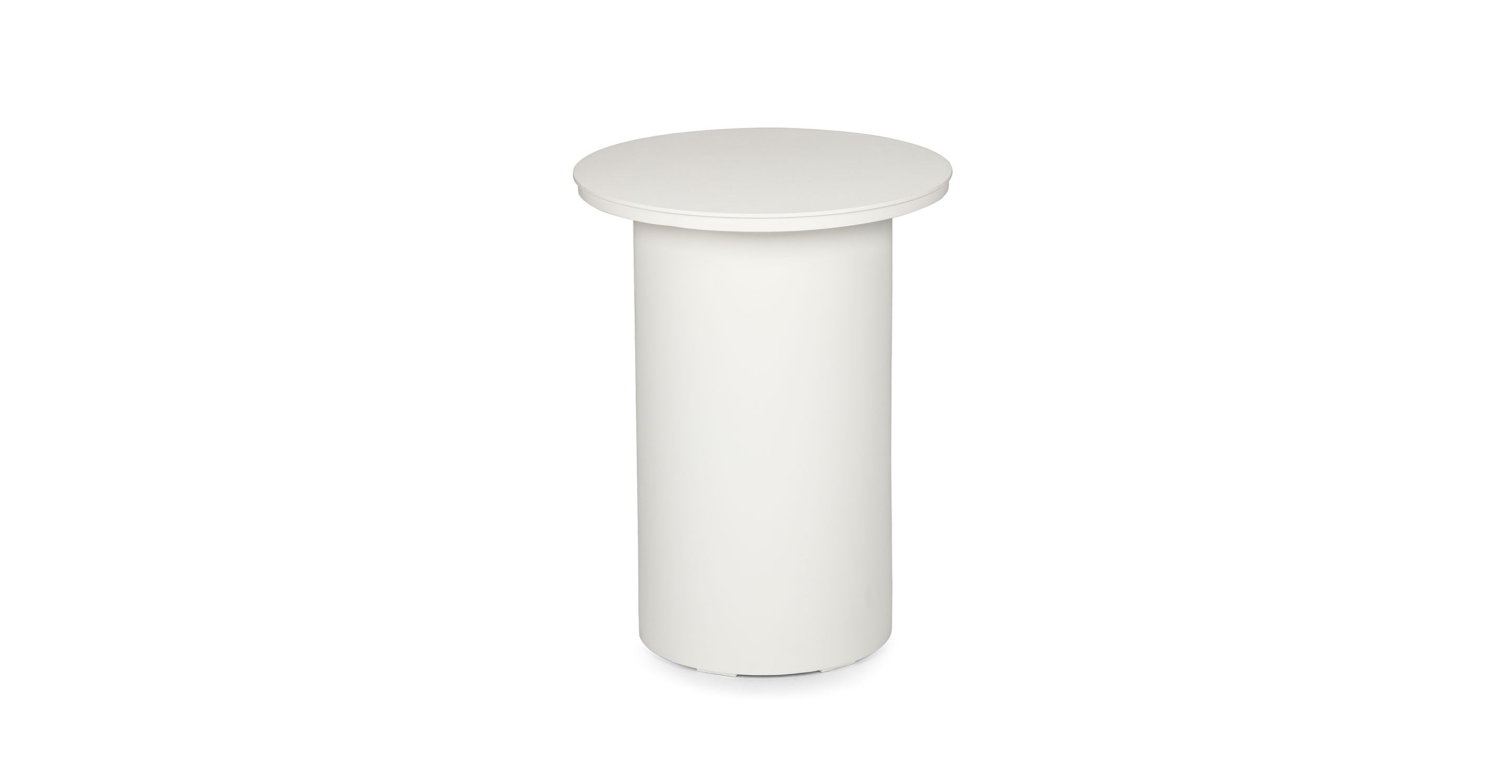 Vardo Oyster White Side Table – Spacejoy