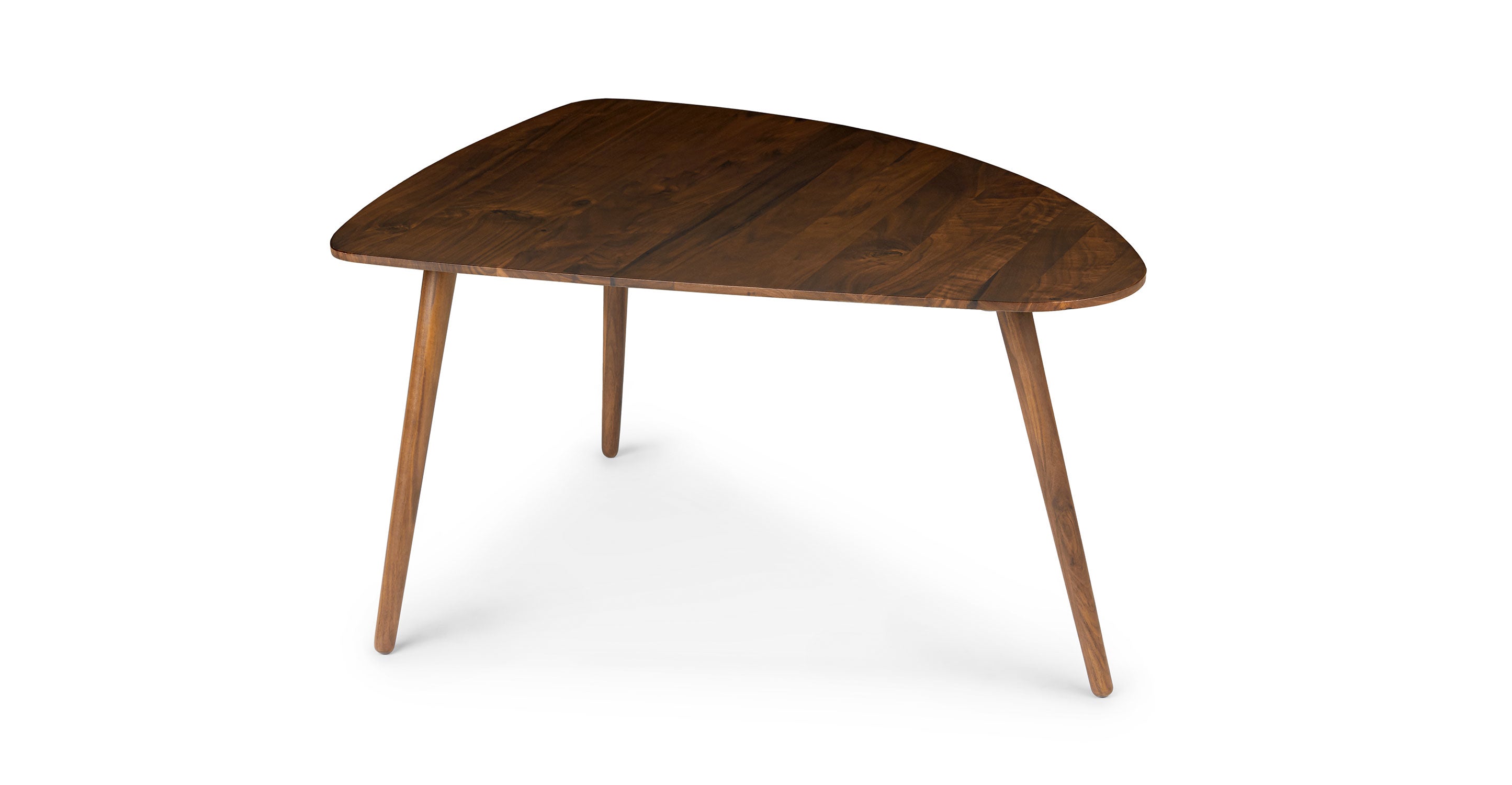 Amoeba Wild Walnut Wide Coffee Table – Spacejoy