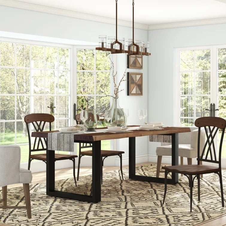 Lemay Iron Dining Table – Spacejoy