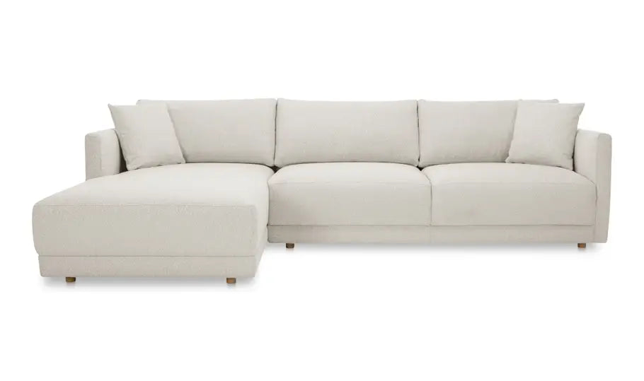 Breanna White Sectional – Spacejoy