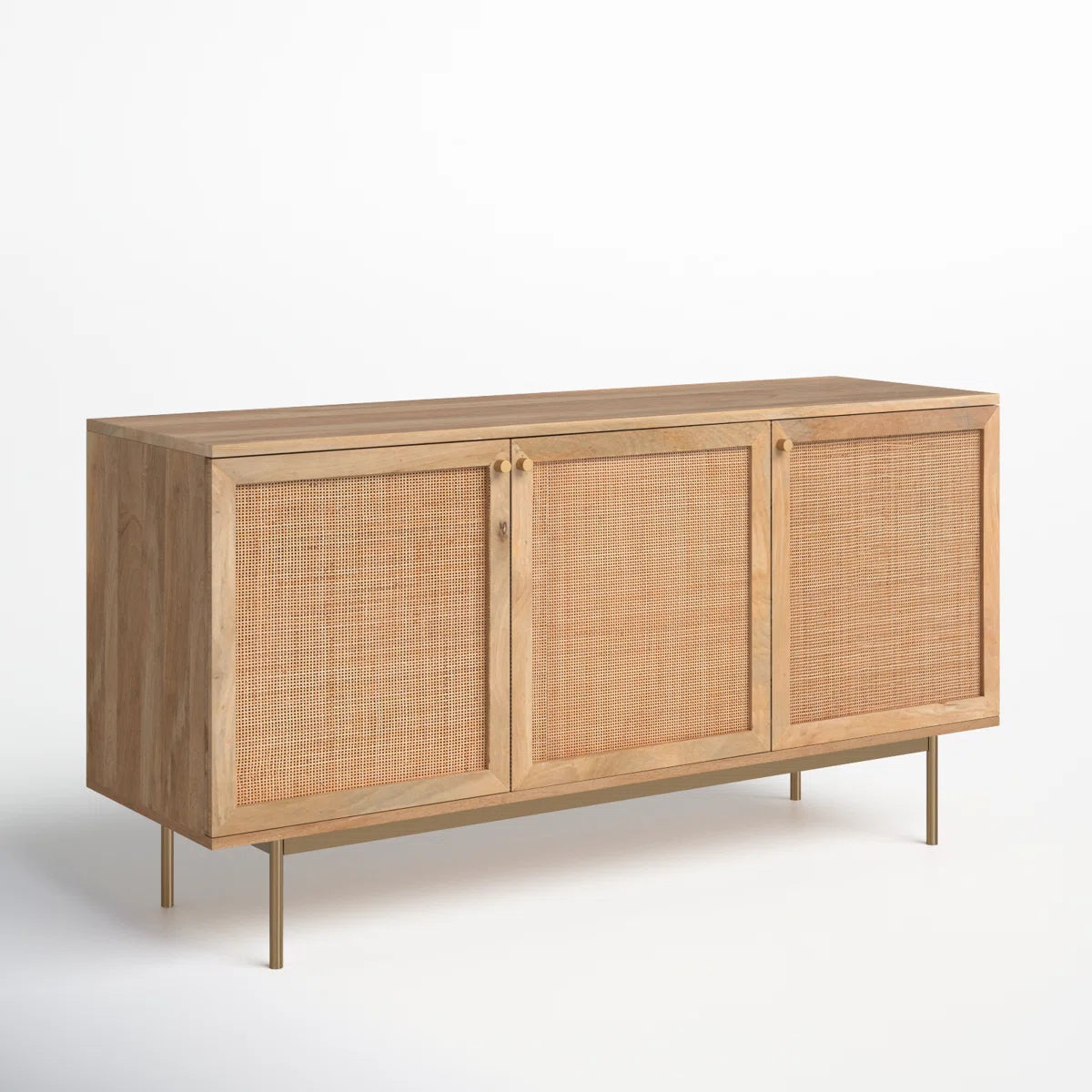 Reseda Wide Mango Solid Wood Sideboard – Spacejoy