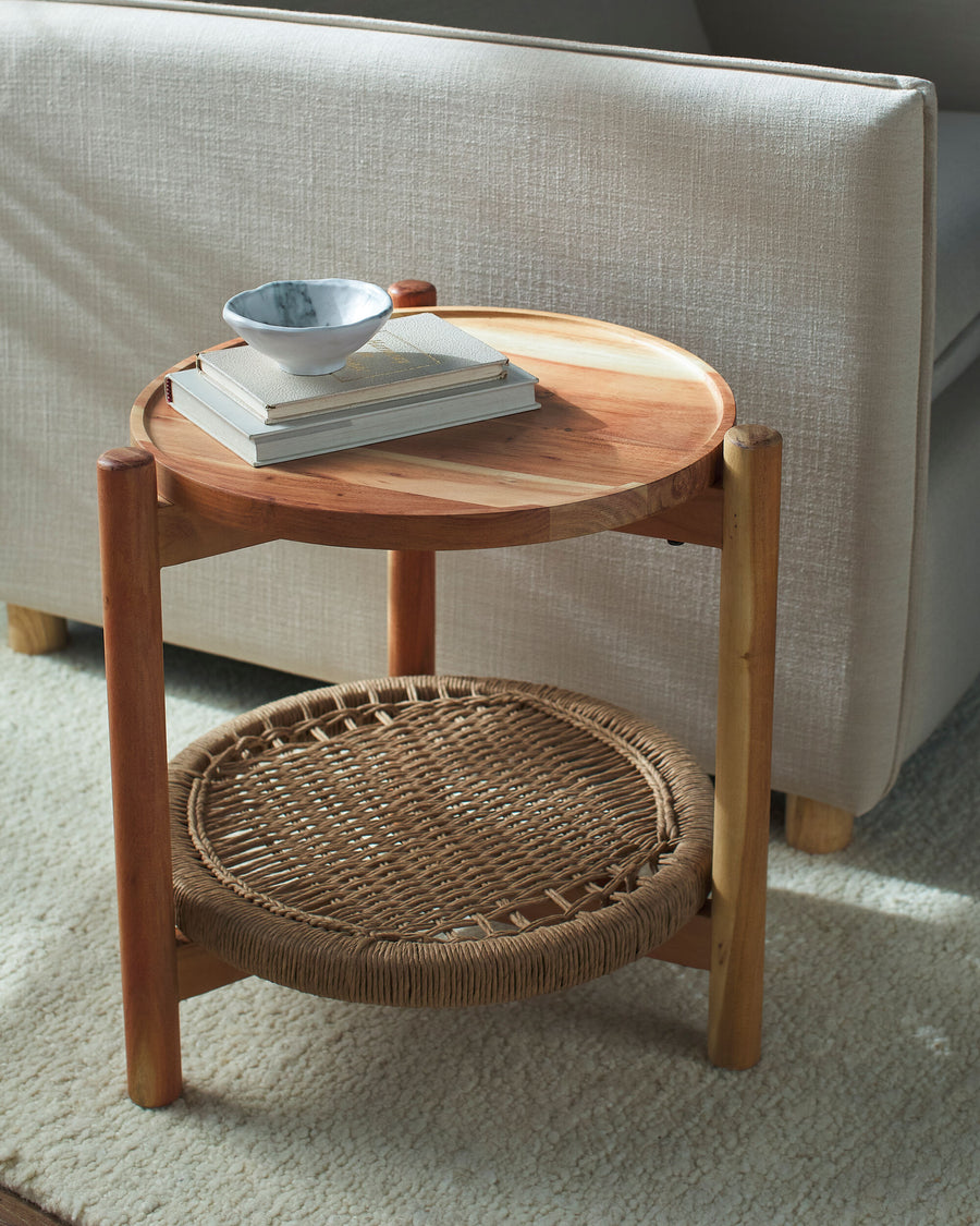 Raw Texture Side Table – Spacejoy
