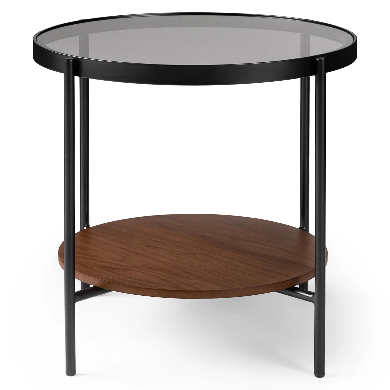 Vitri Walnut Side Table – Spacejoy
