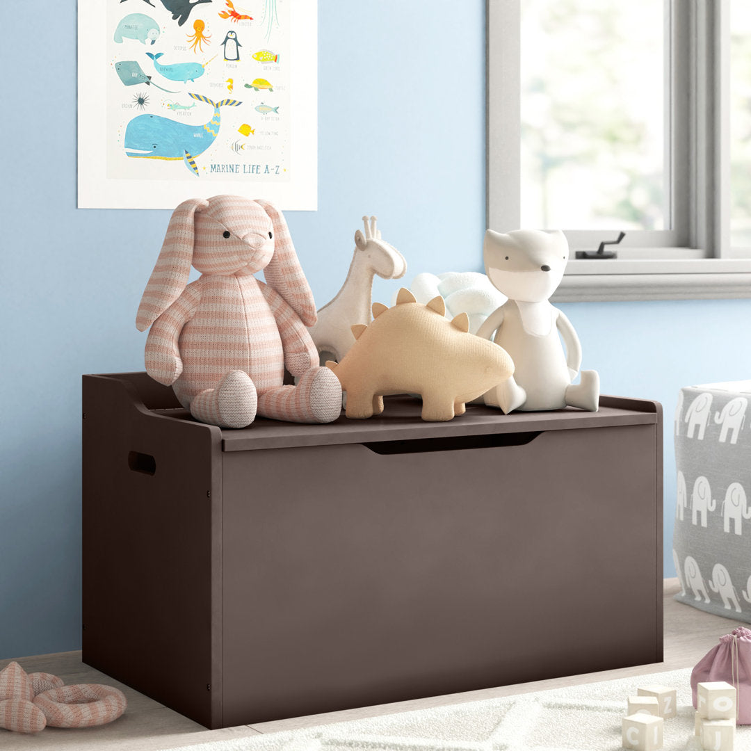 Akena Harriet Bee Toy Storage Bench Harriet Bee Finish: Espresso Brown ...