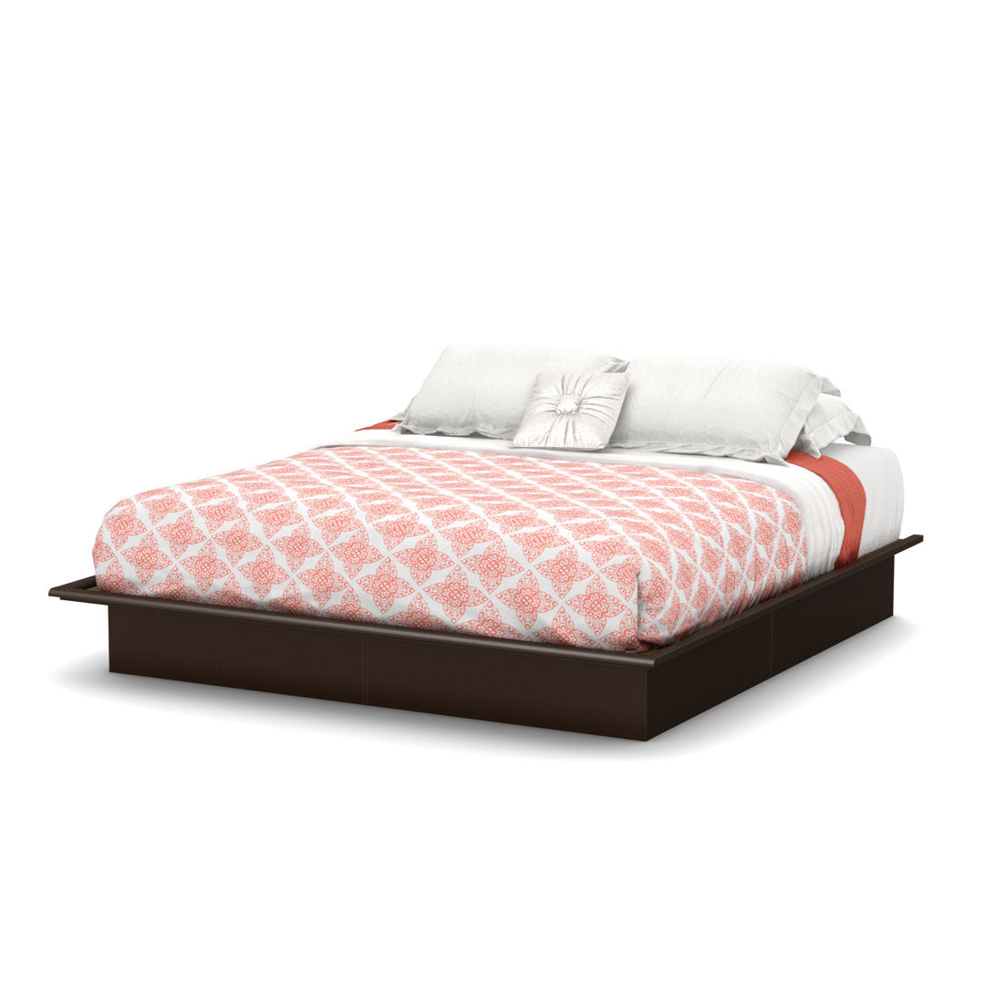 Step One Platform Bed South Shore Color: Sumptuous Cherry Size: Full ...