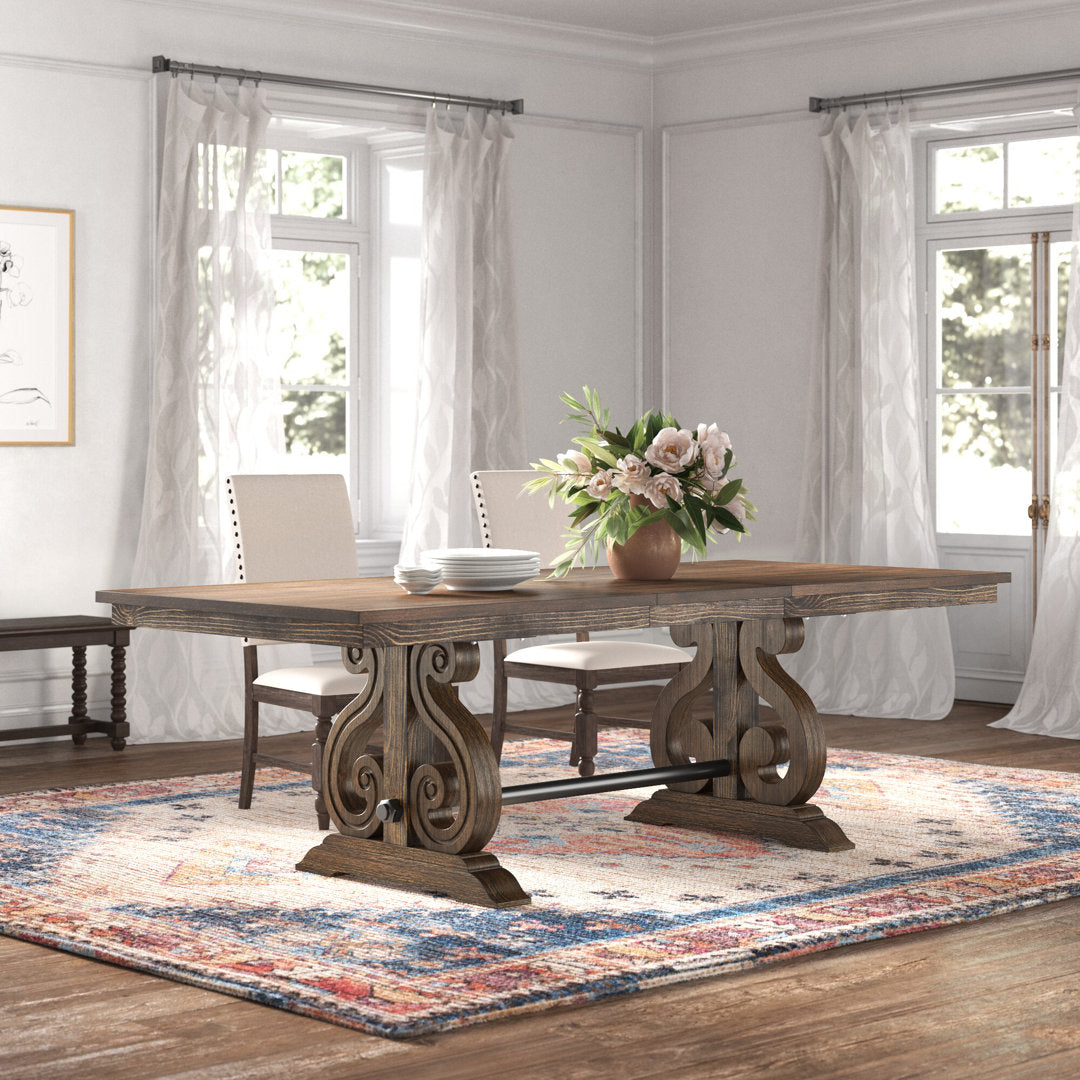 Alannah Extendable Dining Table Kelly Clarkson Home – Spacejoy