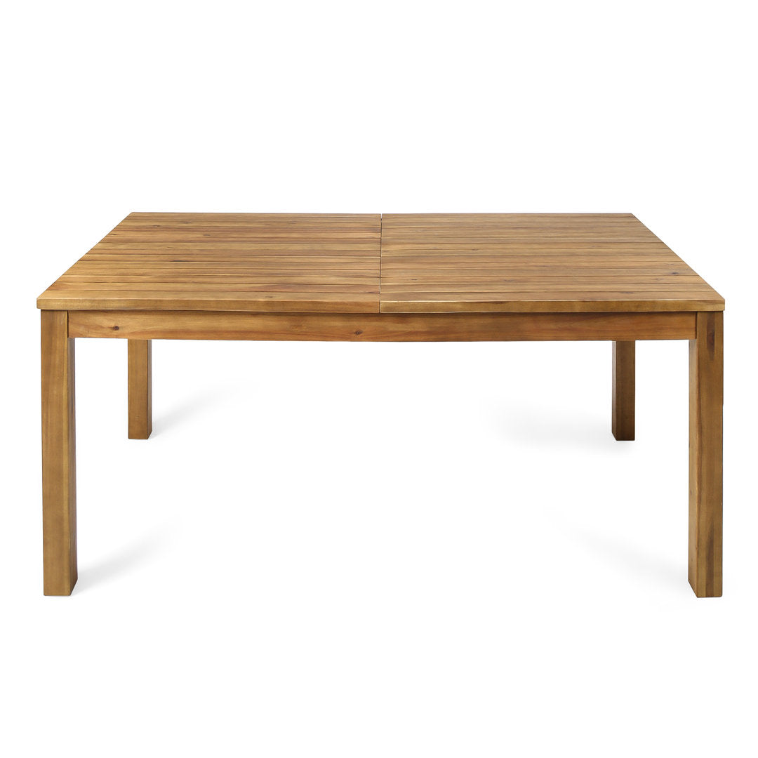 Statler Solid Wood Dining Table Millwood Pines – Spacejoy