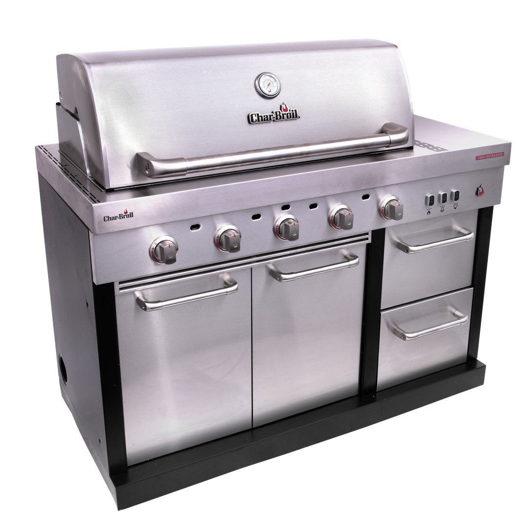 Charbroil Medallion Series Modular Outdoor Kitchen 5-Burner Infrared G ...