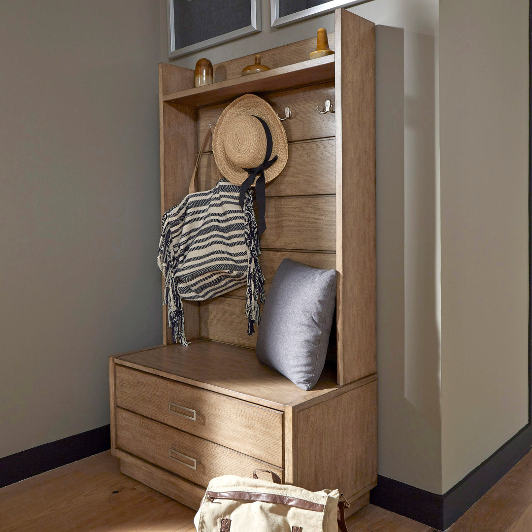 Bucher Hall Tree with Bench Mercury Row® – Spacejoy