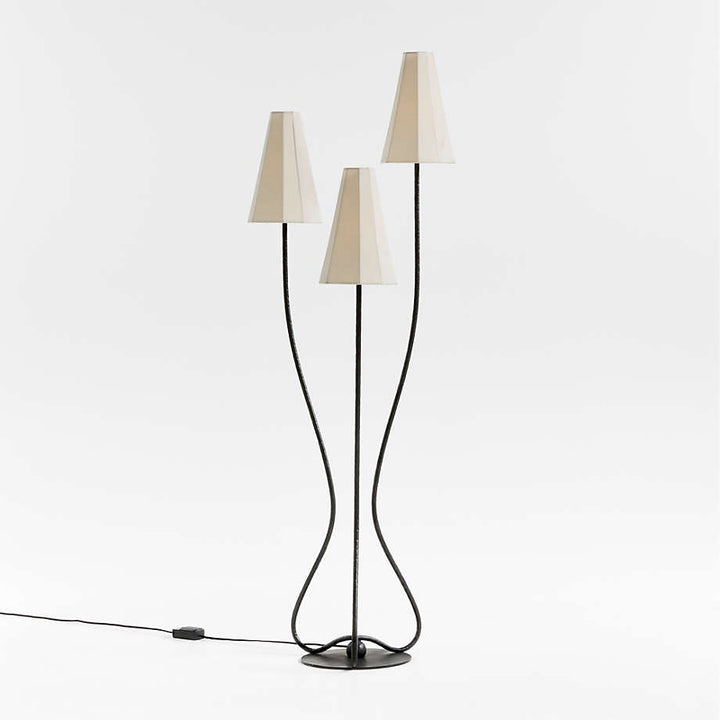 Nouveauté 3 Light Metal Floor Lamp – Spacejoy